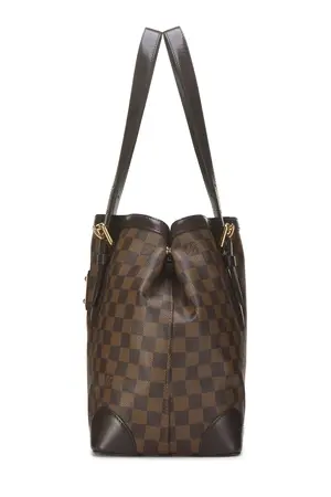 LOUIS VUITTON Damier Ebene Hampstead Tote - Brown