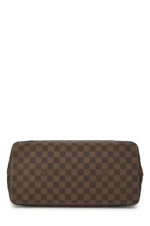 LOUIS VUITTON Damier Ebene Hampstead Tote - Brown