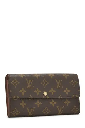LOUIS VUITTON Monogram Canvas Porte Monnaie Credit