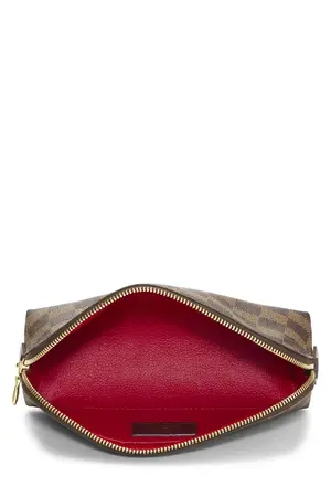 LOUIS VUITTON Damier Ebene Pochette Cosmetique - Brown