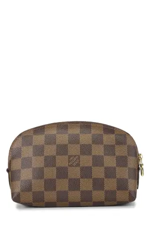 LOUIS VUITTON Damier Ebene Pochette Cosmetique - Brown
