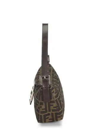 Fendi Zucca Canvas Shoulder Bag - Brown