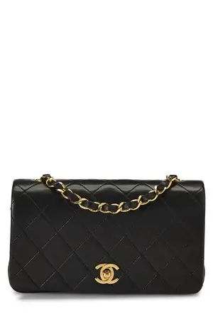 Chanel Quilted Lambskin Full Flap - Black