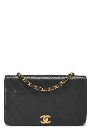 CHANEL Quilted Lambskin Full Flap Bag