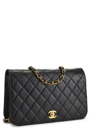 Chanel Quilted Lambskin Small Full Flap Bag