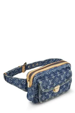 LOUIS VUITTON Monogram Denim Bumbag - Blue