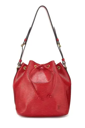 LOUIS VUITTON Epi Noé Bucket Bag - Red