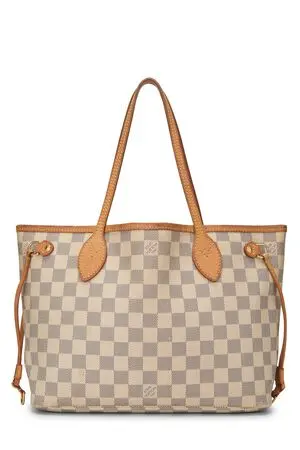 LOUIS VUITTON Damier Azur - White