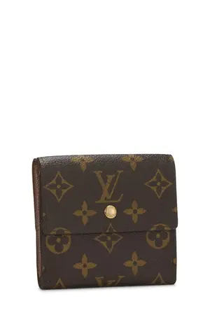 LOUIS VUITTON Monogram Canvas Elise Wallet