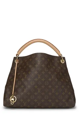 LOUIS VUITTON Monogram Canvas Artsy Shoulder Bag - Brown