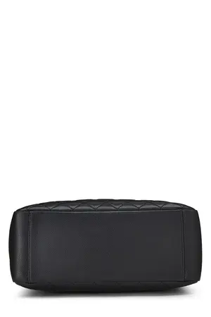 Chanel Quilted Caviar Grand Shopping Tote - Black