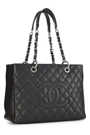 Chanel Quilted Caviar Grand Shopping Tote