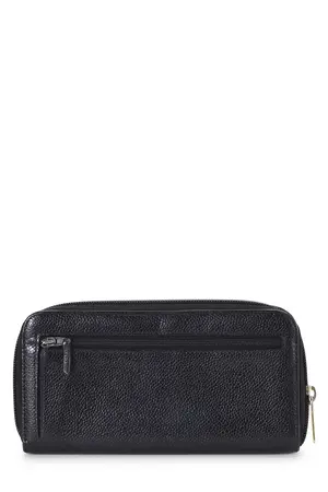 Chanel Caviar 'cc' Zip Around Wallet - Black