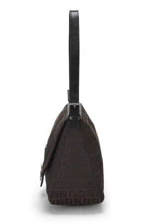 Fendi Zucchino Canvas Mama Shoulder Bag - Brown