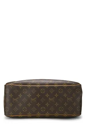 LOUIS VUITTON Monogram Canvas Deauville Top Handle Bag - Brown