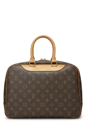 LOUIS VUITTON Monogram Canvas Deauville Bag - Brown