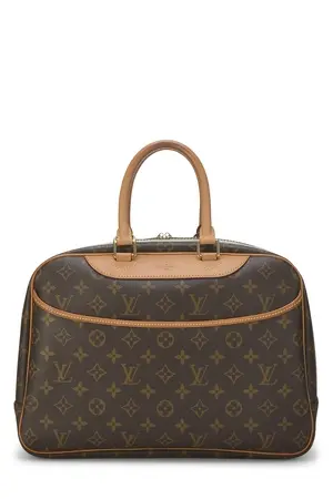 LOUIS VUITTON Monogram Canvas Deauville Bag - Brown