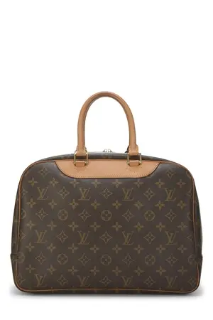 LOUIS VUITTON Monogram Canvas Deauville Bag - Brown