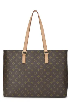 LOUIS VUITTON Monogram Canvas Luco Tote - Brown