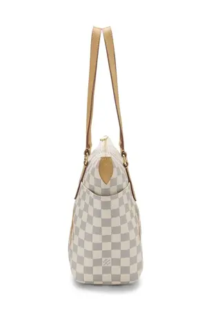 LOUIS VUITTON Damier Azur Totally Tote Bag - White