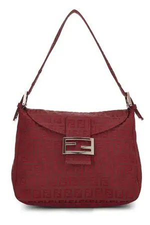 Fendi Zucchino Canvas Shoulder Bag