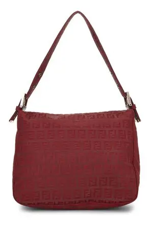 Fendi Zucchino Canvas Shoulder Bag
