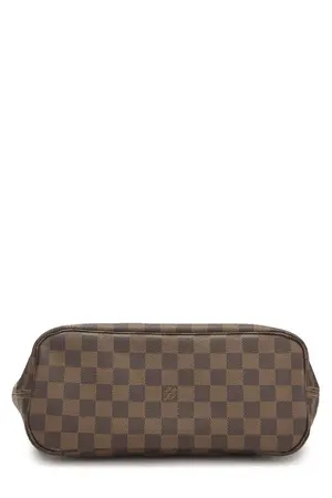LOUIS VUITTON Damier Ebene Neverfull Tote Bag - Brown