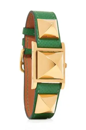 Hermès Gold & Courchevel Medor Watch