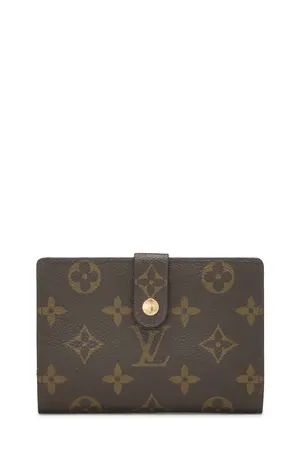 LOUIS VUITTON Monogram Canvas Porte-monnaie Viennois Wallet - Brown