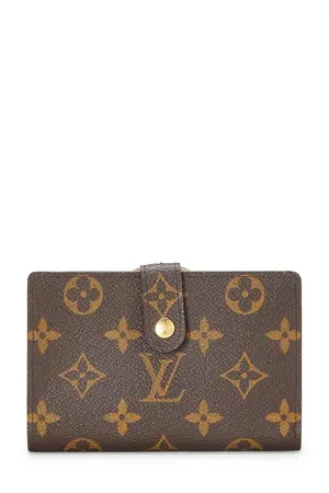 LOUIS VUITTON Monogram Canvas Porte-monnaie Viennois Wallet - Brown