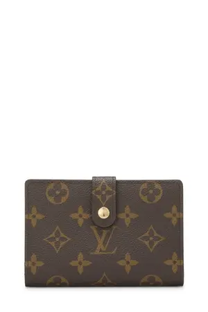 LOUIS VUITTON Monogram Canvas Porte-monnaie Viennois Wallet - Brown