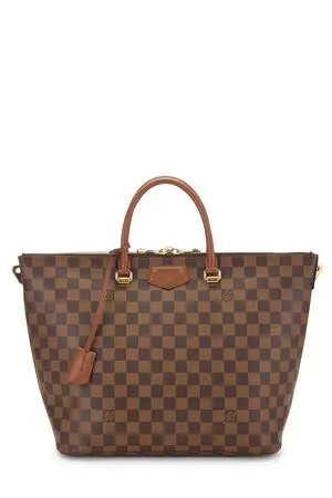 LOUIS VUITTON Damier Ebene Belmont Tote - Brown