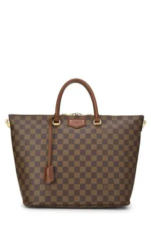 LOUIS VUITTON Damier Ebene Belmont Tote - Brown