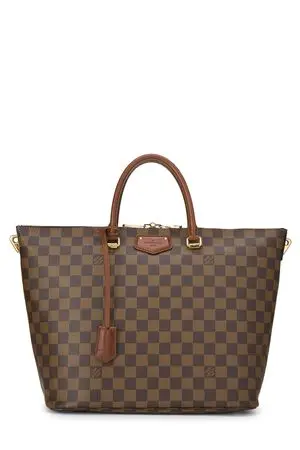 LOUIS VUITTON Damier Ebene Belmont Tote - Brown