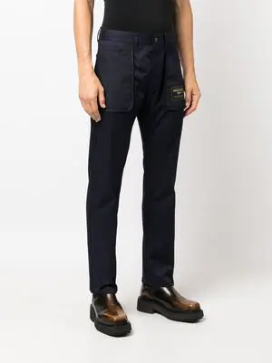 Moschino Straight-leg Cotton Trousers