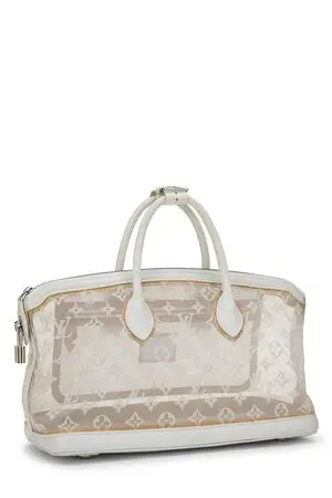 LOUIS VUITTON Monogram Mesh Transparence Lock It East-west