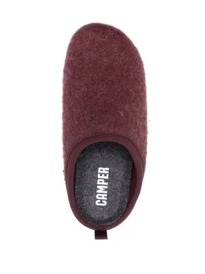 Camper Wabi Wool Slippers - Brown