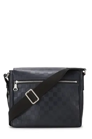 LOUIS VUITTON Damier Infini District Messenger - Navy