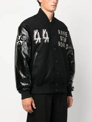 44 LABEL GROUP Logo-patch Bomber Jacket