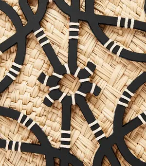 Loewe X Paula’s Ibiza Small Woven Anagram Basket Bag