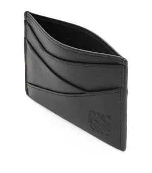 Loewe Leather Puzzle Card Holder - Black