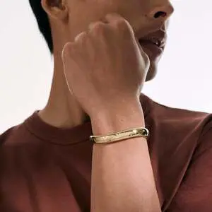 John Hardy Surf Hinged Cuff With Diamonds