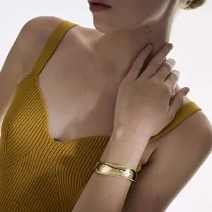 John Hardy Surf Hinged Cuff Bracelet In 14k Yellow