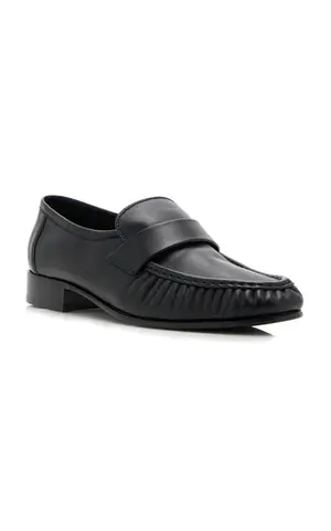 THE ROW Soft Nappa Leather Loafers
