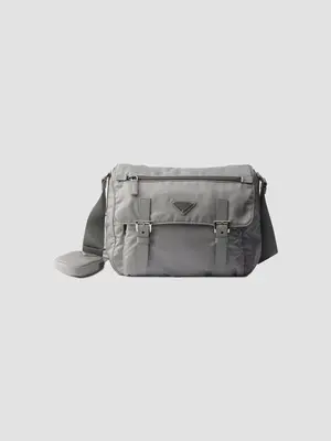 Prada Prada Re-Nylon Bucket Bag Grey