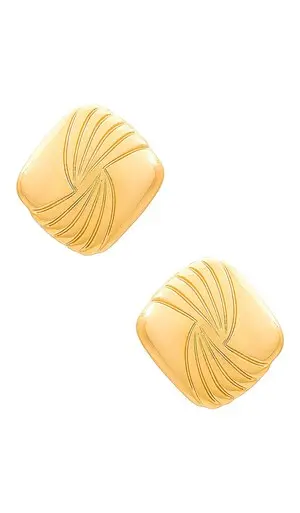 Heaven Mayhem Gold Tone Earrings For Women