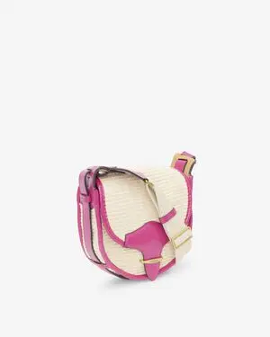 Isabel Marant Étoile Botsy Small Satchel Raffia Bag