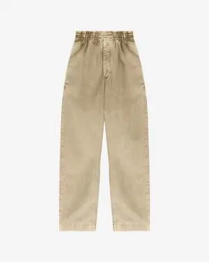 Isabel Marant Timeo Relaxed Fit Pants - Light Khaki
