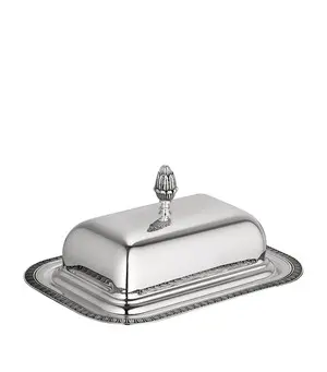 Christofle Plated Malmaison Butter Dish
