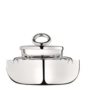 Christofle Small Vertigo Two-piece Caviar Serving Set